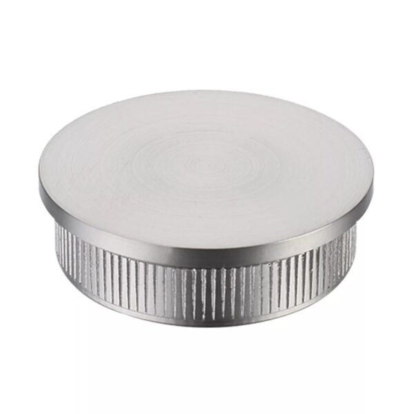 Stainless Steel Matte Black End Caps: Glass Railing Systems